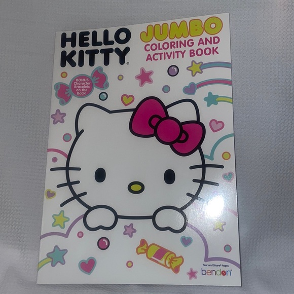 Hello Kitty | Office | Hello Kitty Jumbo Coloring Activity Book | Poshmark